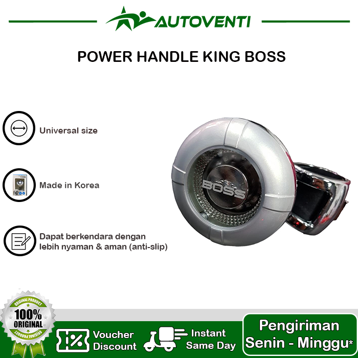 Jual POWER HANDLE PEGANGAN STIR BOSS KING ORIGINAL PREMIUM PEGANGAN ...