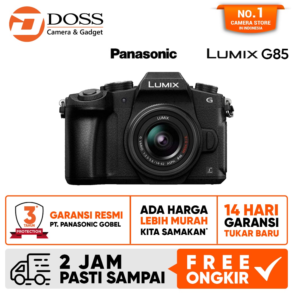 Jual Panasonic G85 Kit 14-42mm f/3.5-5.6 OIS / Lumix G85 Kit ...