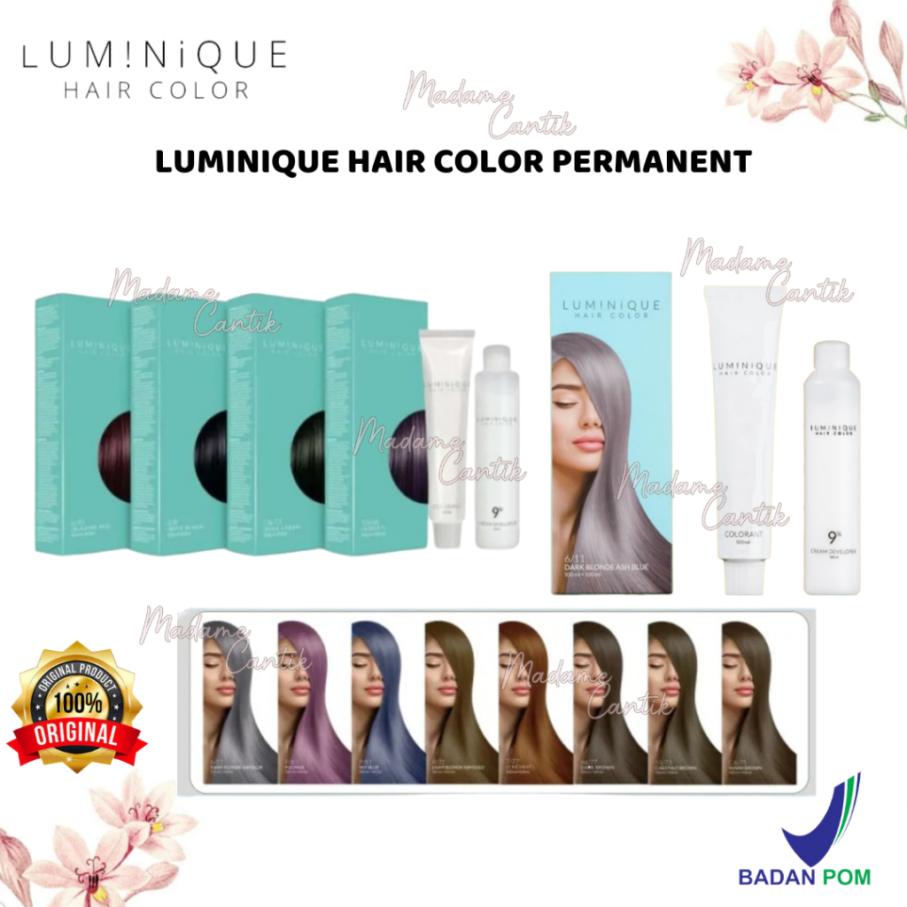 Jual MADAME LUMINIQUE HAIR COLOR PERMANENT - CAT RAMBUT 100 ML | Shopee ...
