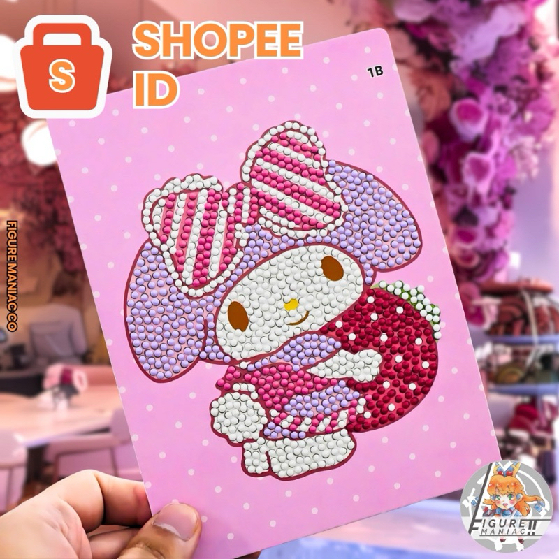 Jual Sticker Diamond Painting Sanrio Mainan Manik Manik Stiker Kuromi ...