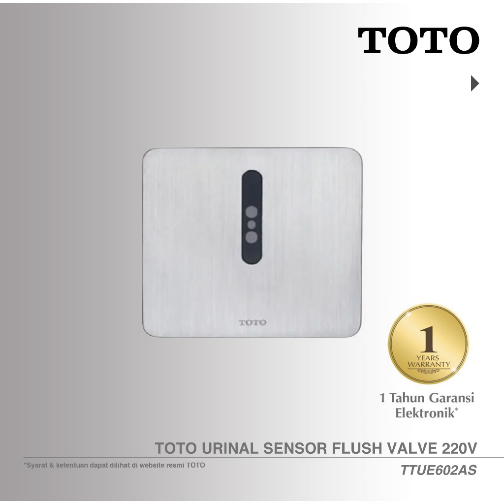 Jual TOTO Urinal Sensor Flush Valve 220 V TTUE602AS | Sensor flush ...