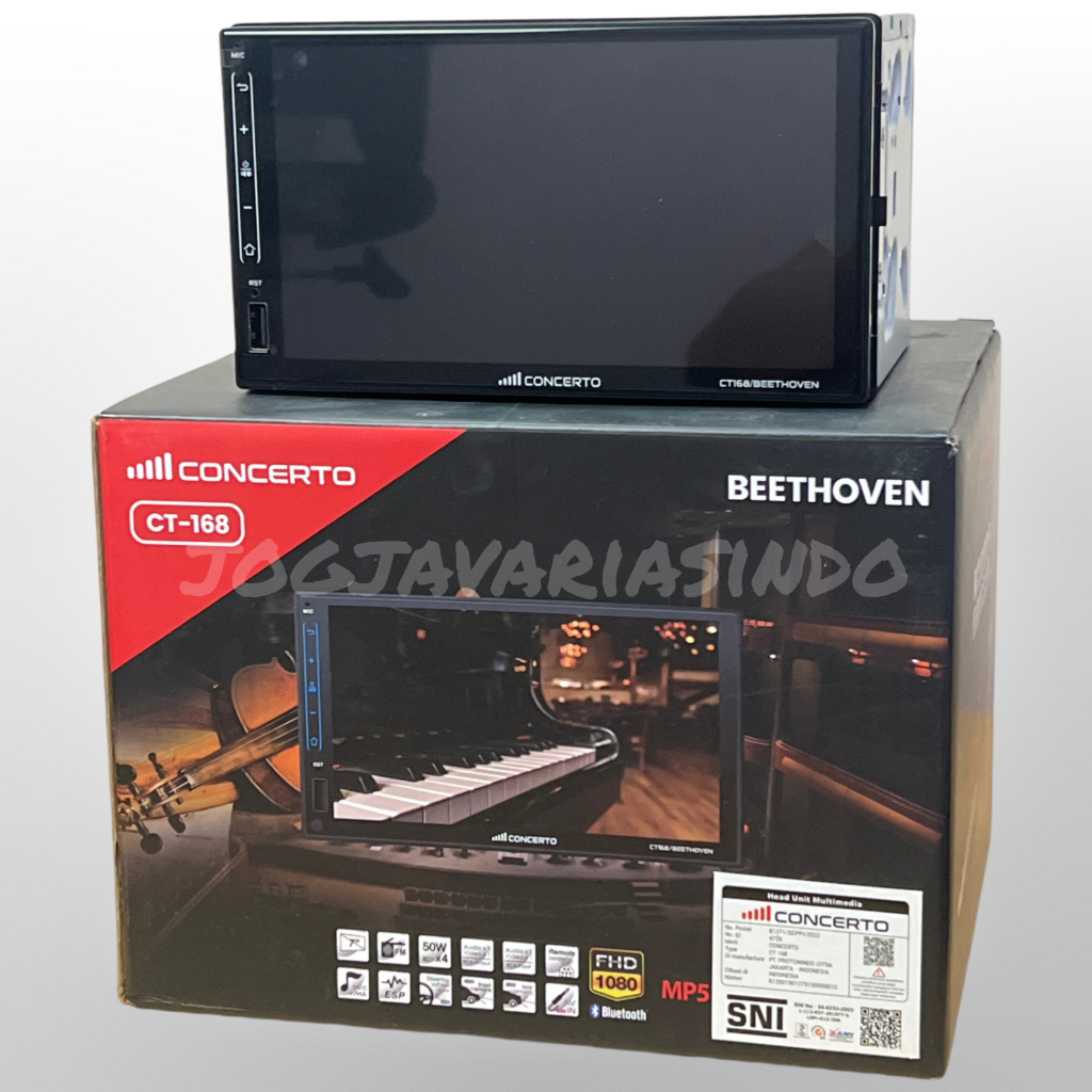 Jual Head Unit MP5 Concerto Layar 7 Inch Bethoven CT 168 - Deckles ...