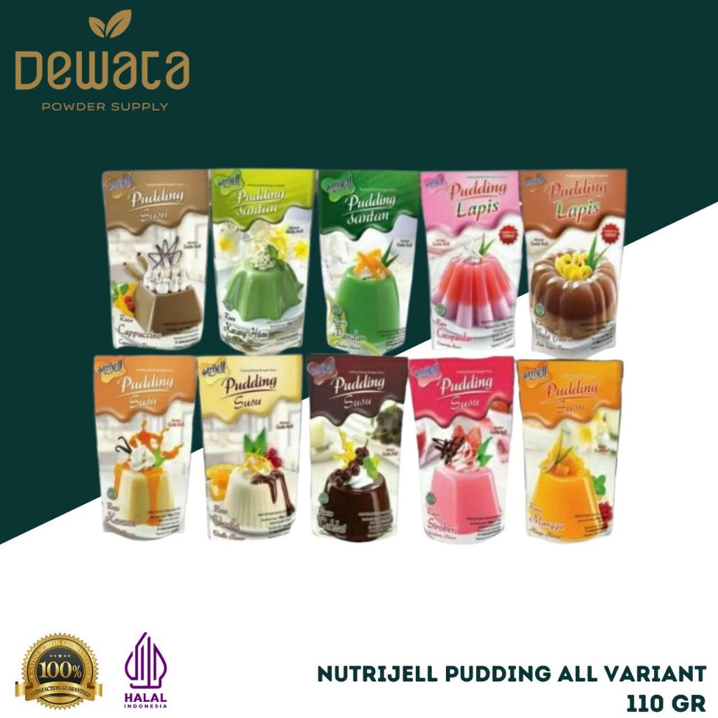 Jual Nutrijell Pudding All Variant 110 gr | Shopee Indonesia