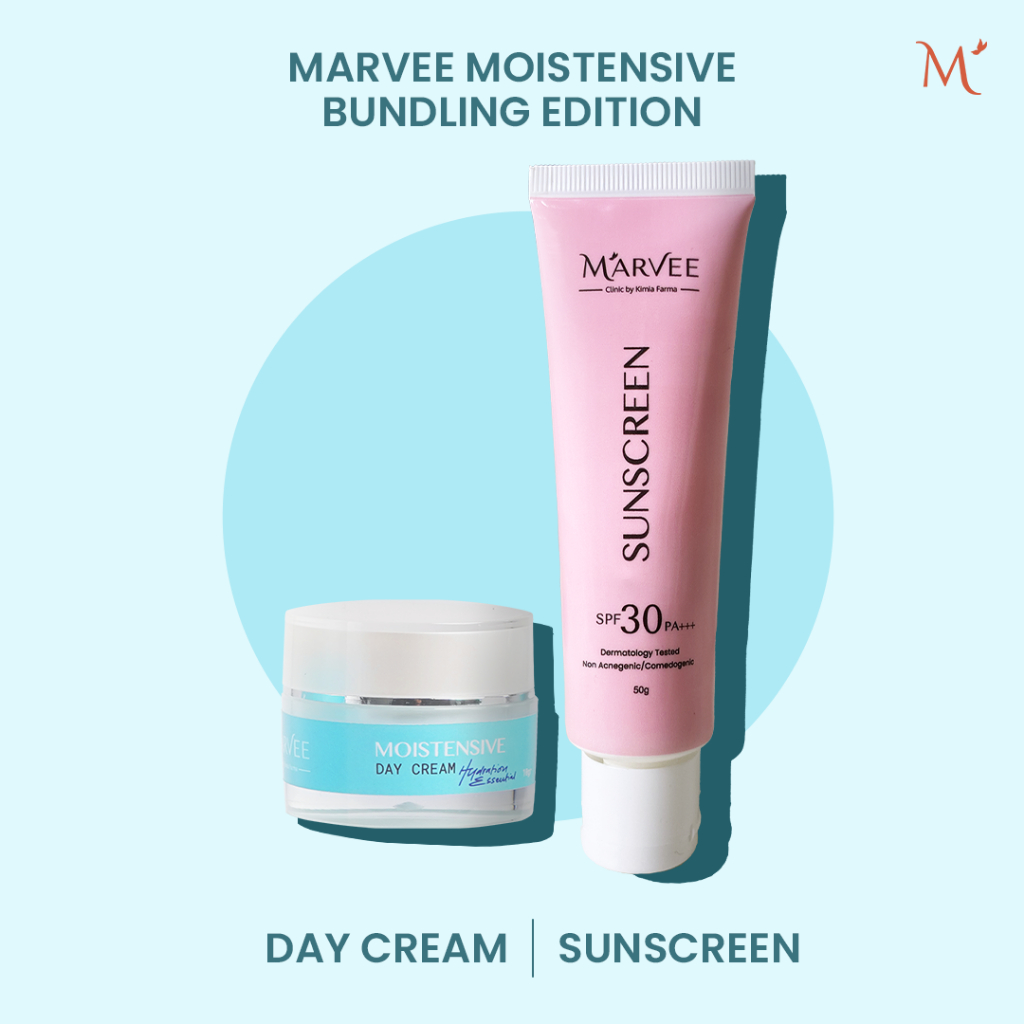 Jual MARVEE MOISTENSIVE BUNDLING EDITION [SUNSCREEN & DAY CREAM ...