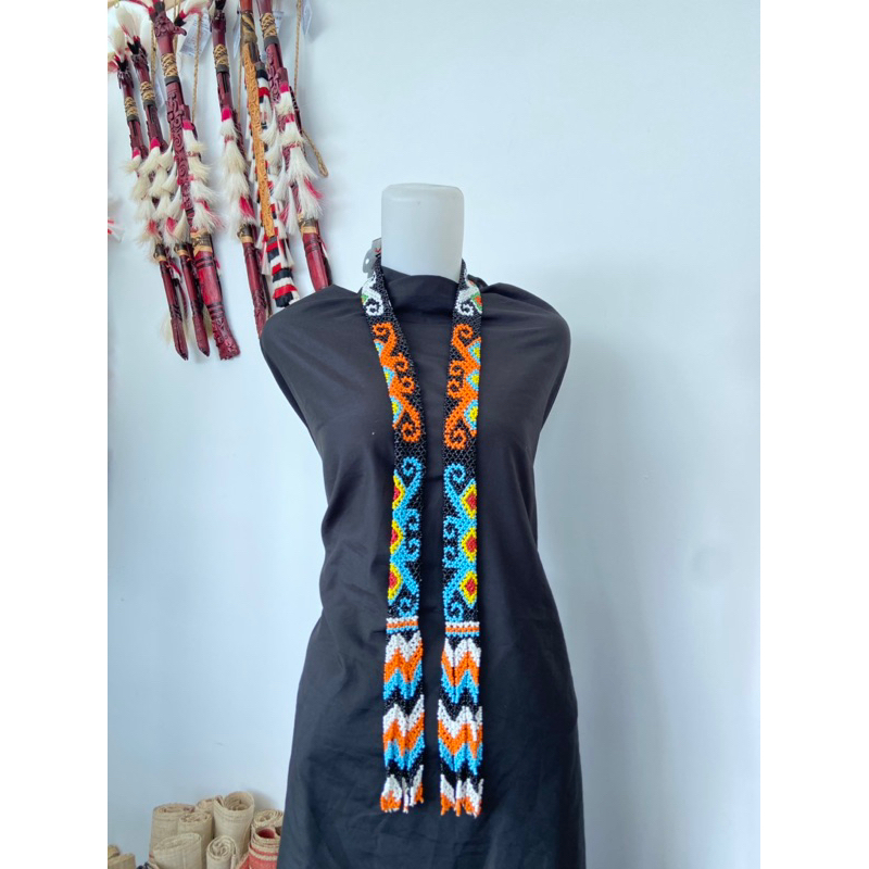 Jual Manika Kaltim - Syal / Selendang Manik Dayak Kalimantan Pria ...