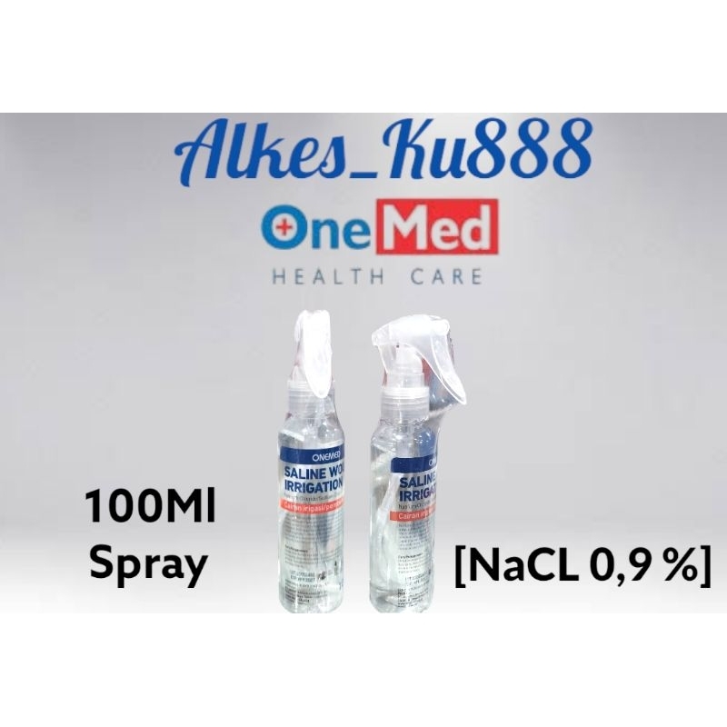 Jual ONEMED SALINE WOUND IRRIGATION SPRAY 100ML [NACL 0,9%] | Shopee Indonesia