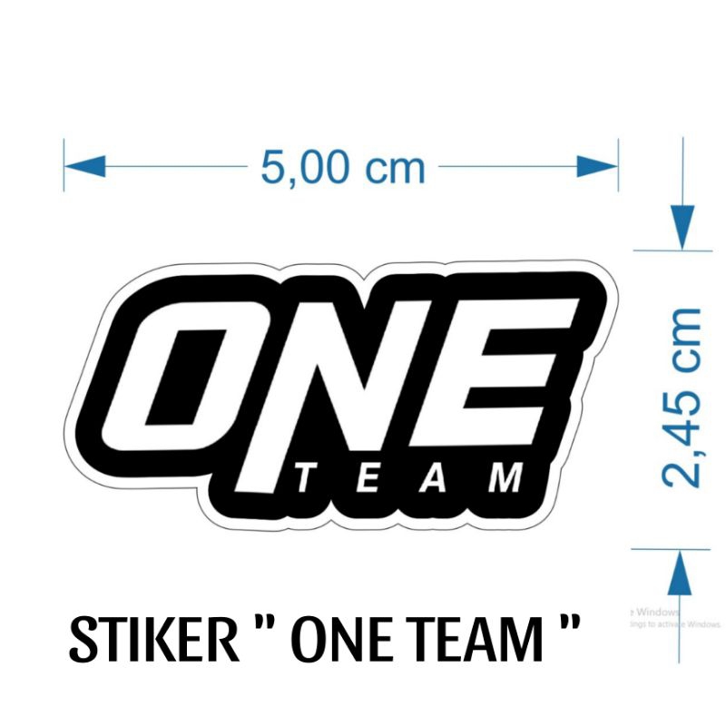 Jual Stiker one Team Production stiker Hologram | Shopee Indonesia