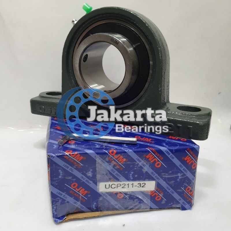 Jual PILLOW BLOCK UCP211 / UCP 211-32 as 2 inchi 50,8mm MERK OJM ...