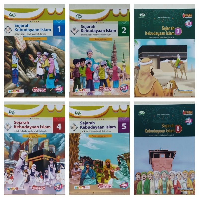Jual SKI Sejarah Kebudayaan Islam kelas 1 2 3 4 5 6 Kurikulum merdeka aqila TS | Shopee Indonesia