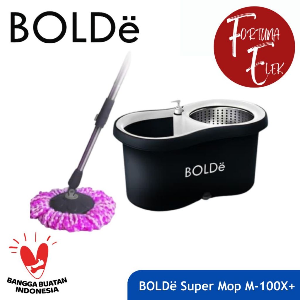 Jual Bolde Super Mop M-100X+ / M 100 X + Alat Pel Pembersih Lantai ...
