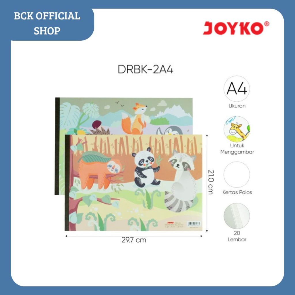 Jual Buku gambar / Drawing Book DRBK-2A4 Joyko (pcs) | Shopee Indonesia