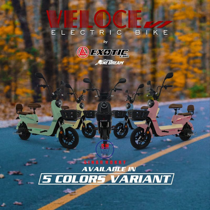 Jual EXOTIC VELOCE V1/ SEPEDA LISTRIK EXOTIC VELOCE V1 | Shopee Indonesia