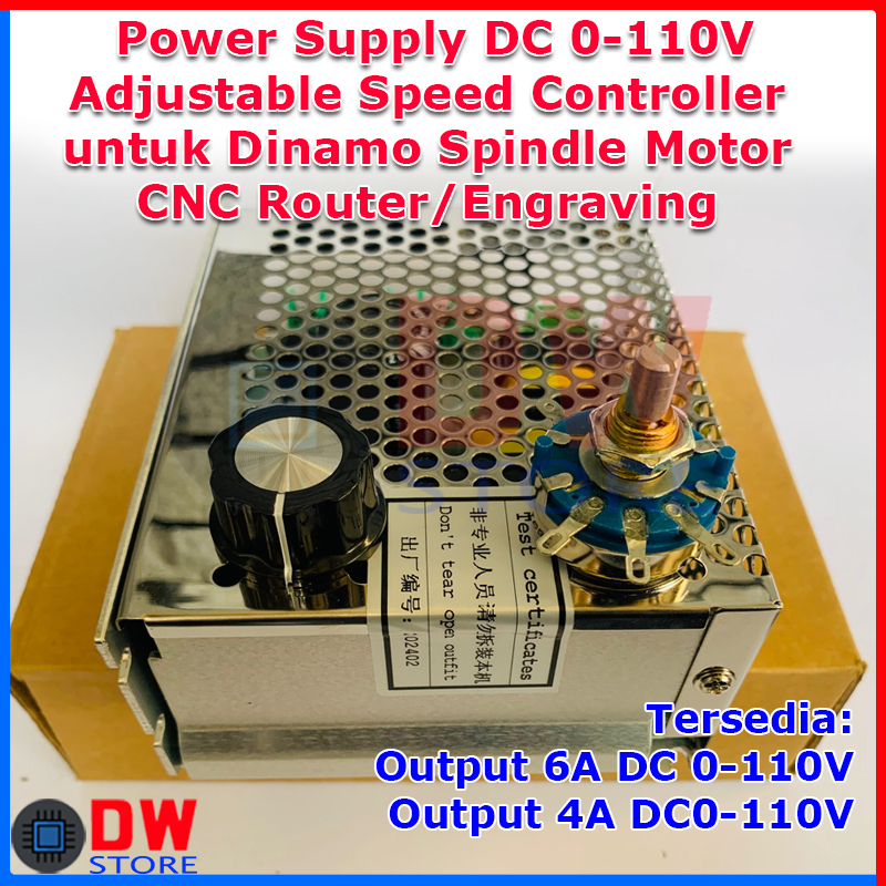 Jual Adjustable Variable Power Supply untuk Dinamo Spindle Motor PWM ...