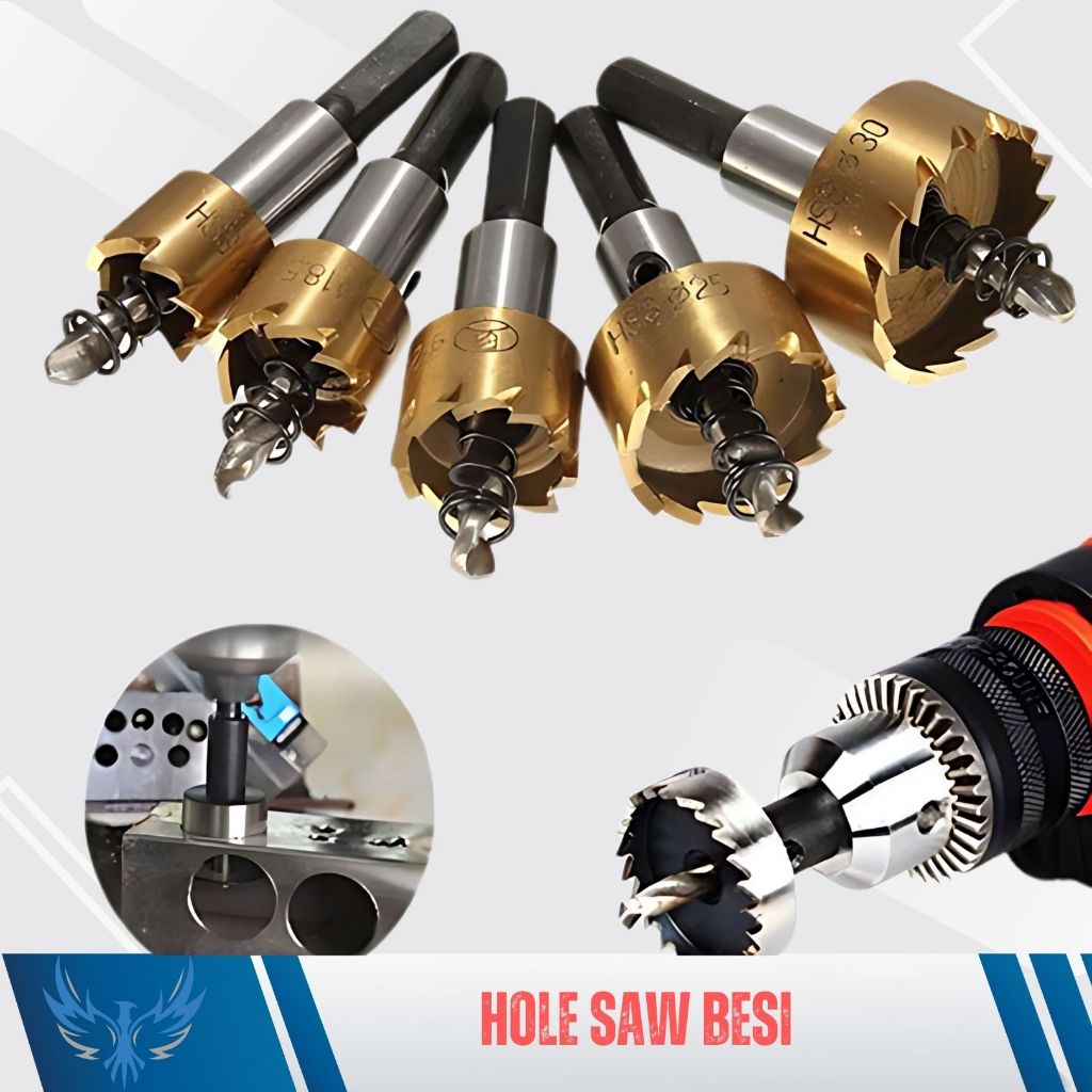 Jual Hole Saw Besi Metal Logam SET Mata Bor Pelubang Besi Aluminium ...