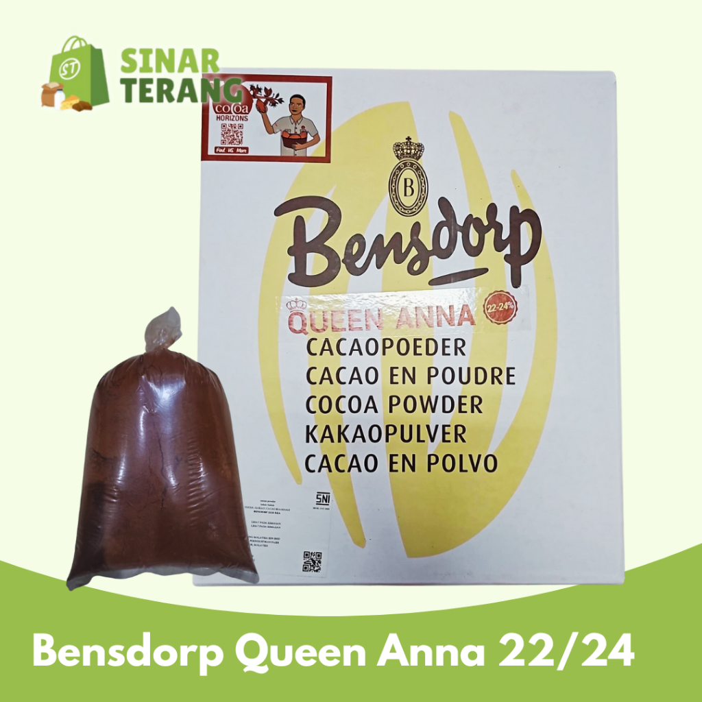 Jual Coklat bubuk BENSDORP 1 KG / PURE COCOA POWDER BENSDROP 1KG GROSIR ...