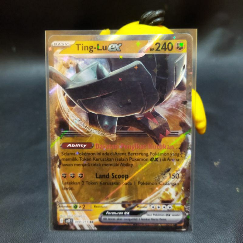 Jual Pokemon TCG Indonesia Ting-Lu ex sv2d 049/071 RR original | Shopee Indonesia