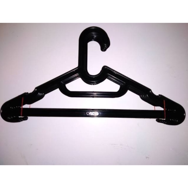 Jual SHOPEE SALE 6 Pcs Gantungan Hanger Hitam Plastik Dahlia | Shopee ...