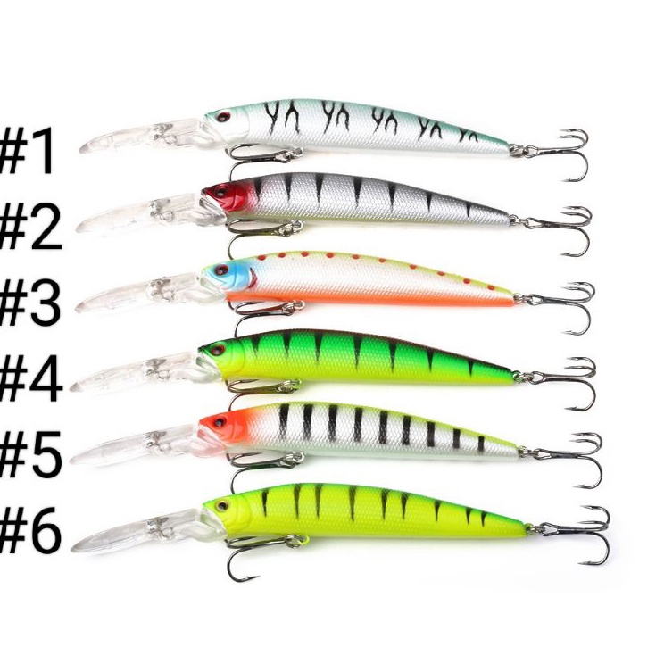 Jual Harga Update umpan pancingminnow 14cm 15glure motif ikan minnow ...