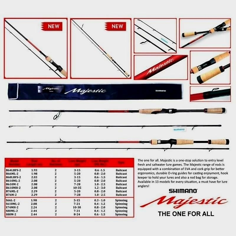 Jual JORAN SHIMANO MAJESTIK BC DAN SP + PEKING PIPA | Shopee Indonesia
