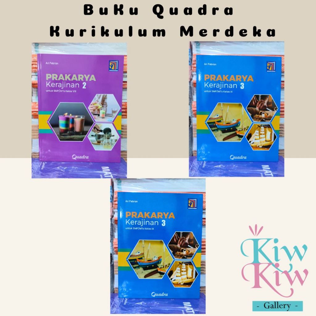 Jual Buku Prakarya Kerajinan Kelas 7, 8, 9 SMP/MTS Kurikulum Merdeka - Quadra | Shopee Indonesia