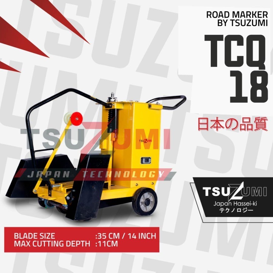 Jual Tsuzumi Gasoline Asphalt Cutter TCQ-18 Japan Technology | Shopee ...