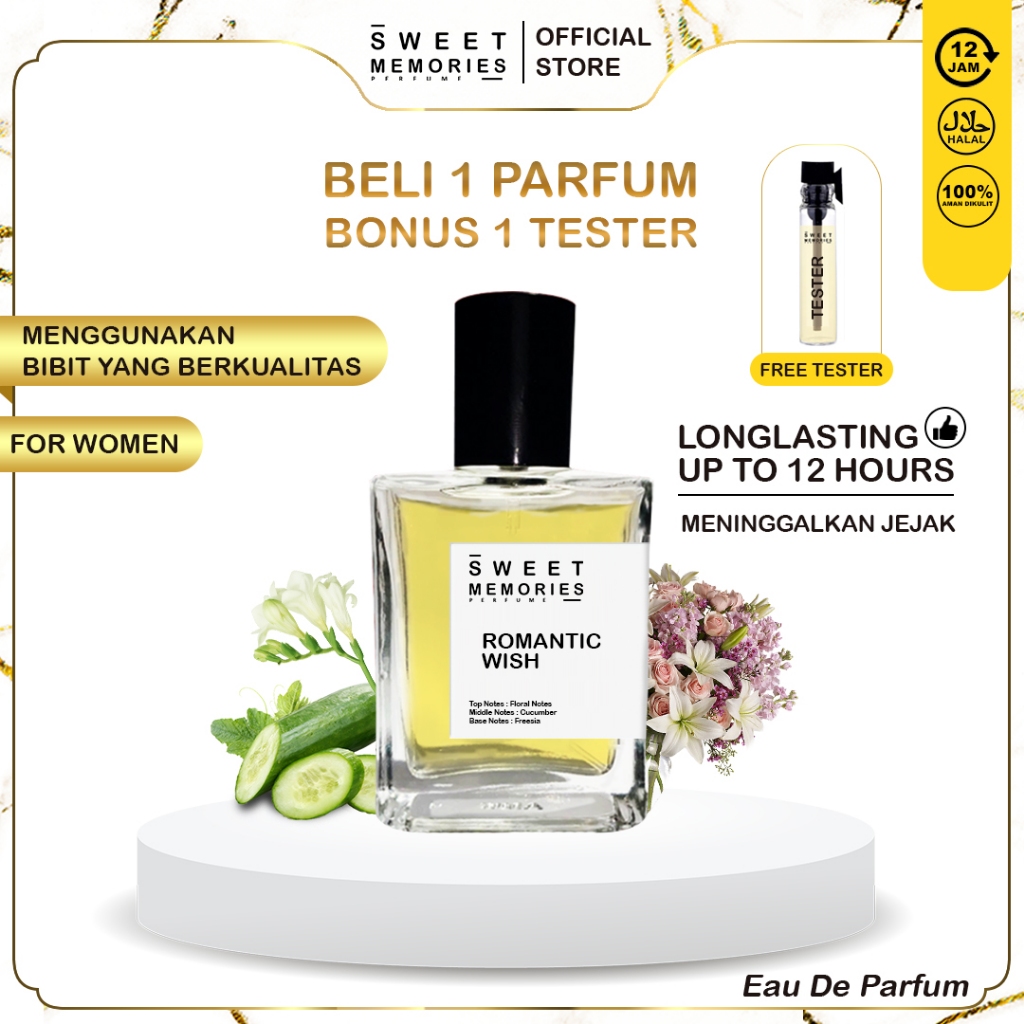 Jual SWEET MEMORIES - Parfum Wanita Aroma Tahan Lama Inspired By ROMAN ...