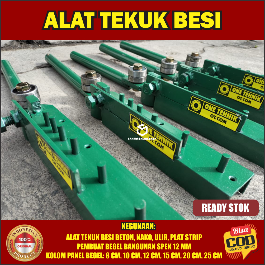 Jual ALAT TEKUK BESI Spek 4 6 8 10 12mm Penekuk Besi Begel Cakar Ayam ...