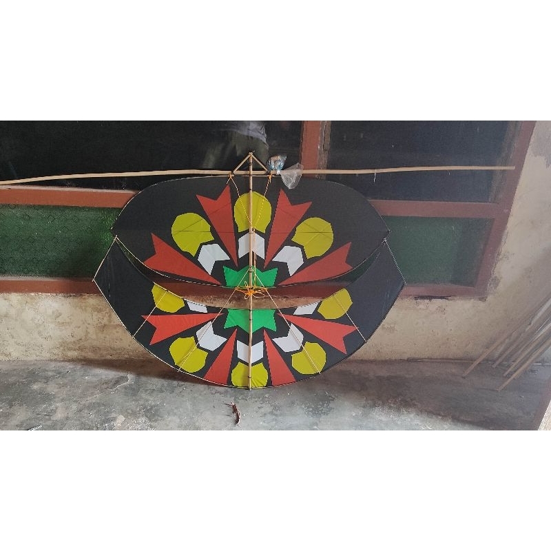 Jual Layangan Pegon ceper Sayap 1 meter motif produk pak Yusuf | Shopee ...