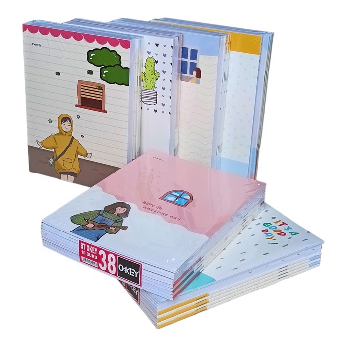 Jual Buku Tulis Okey 38 Lembar (1 pack) | Shopee Indonesia