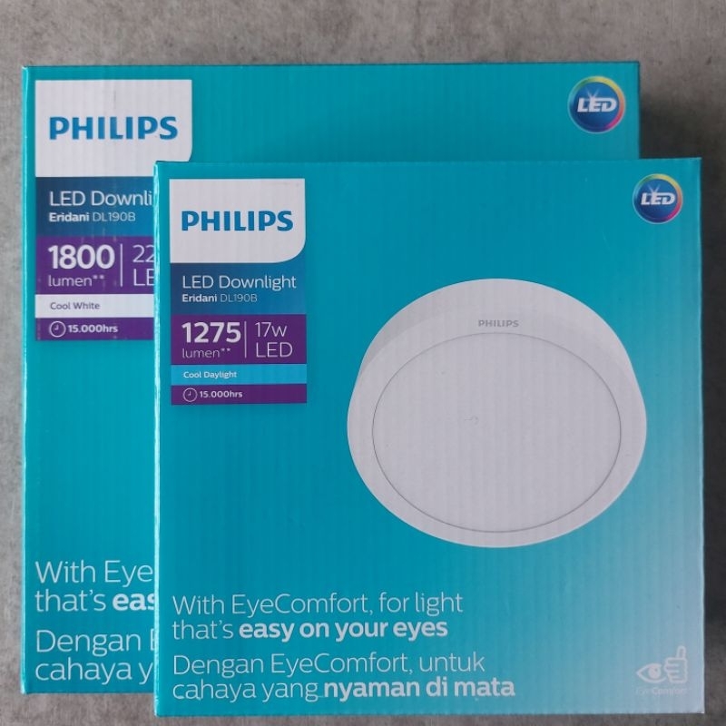 Jual Lampu PHILIPS LED Downlight Outbow Bulat Eridani DL190B Round ...