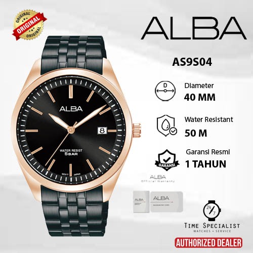 Jual Jam Tangan ALBA AS9S04 Analog Original Garansi Resmi 1 tahun ...