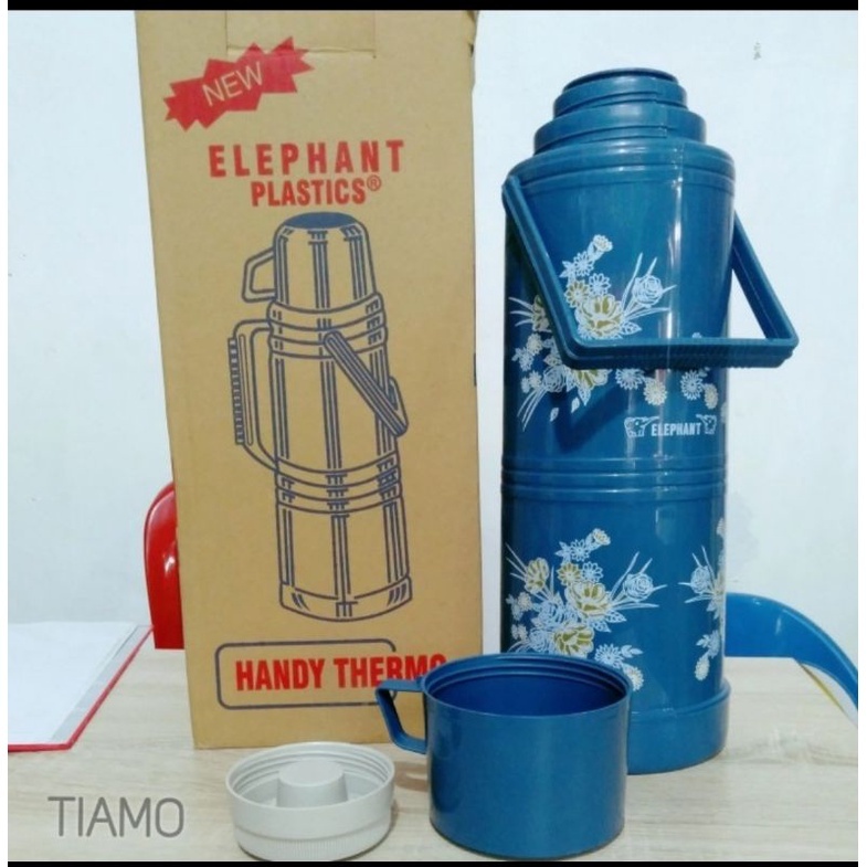 Jual Termos Air Panas 2 Liter Elephant HT 500 Plastik Vacuum Flask ...