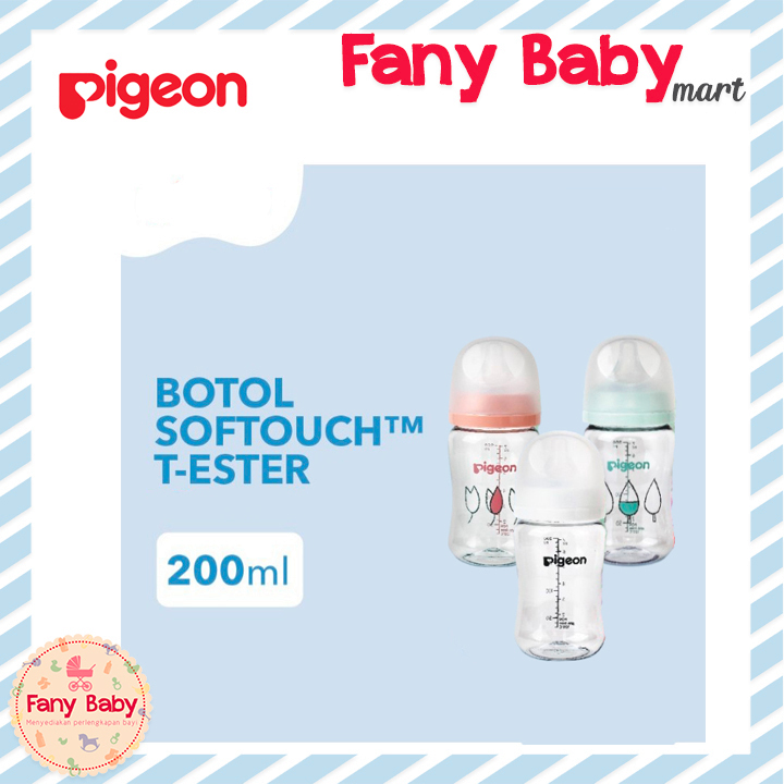 Jual PIGEON BOTOL T-ESTER WIDE NECK BPP SOFT TOUCH 200ML | Shopee Indonesia