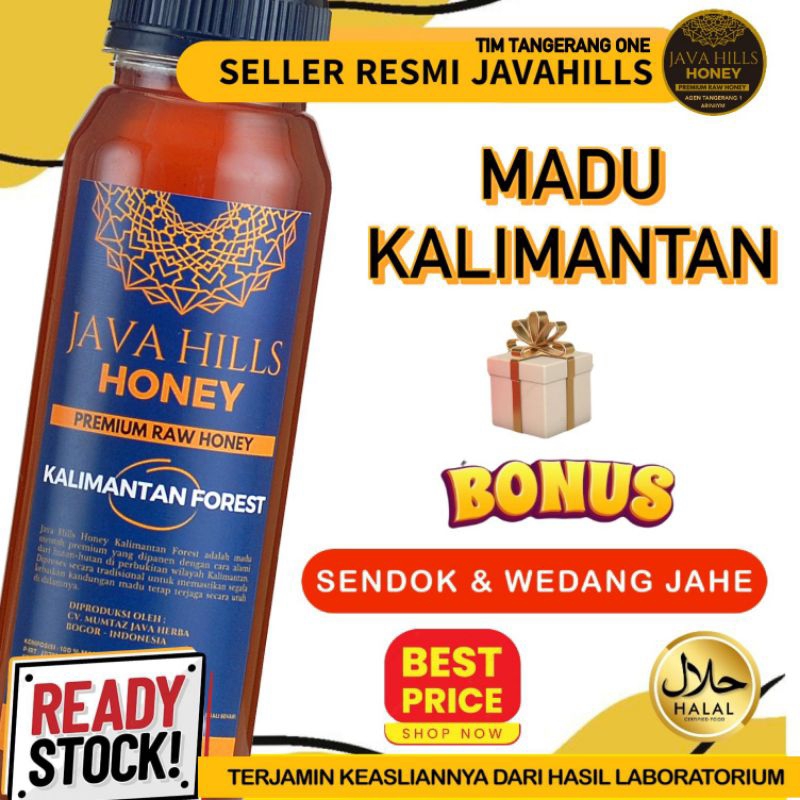 Jual Javahills madu KALIMANTAN hutan 330gr murni asli vitalitas booster ...
