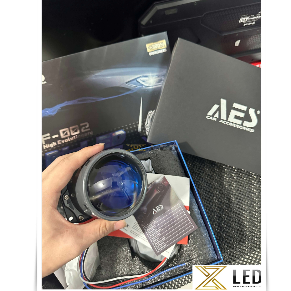 Jual PAKET HEMAT BILED AES F002 3 INCHI BLUELENS BILED F2 PLUS SHROUD ...