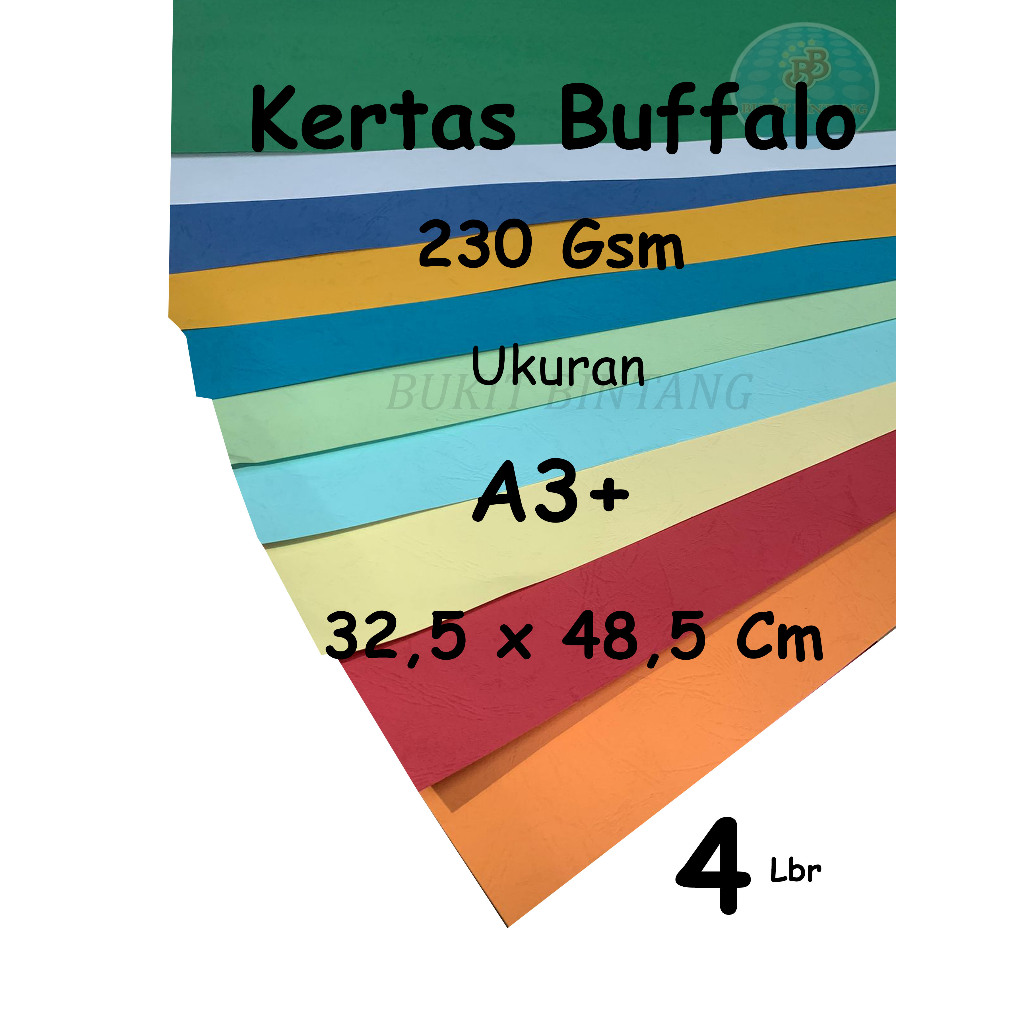 Jual Kertas Buffalo PINDO 230 Gsm uk A3+ , isi 4 lembar | Shopee Indonesia
