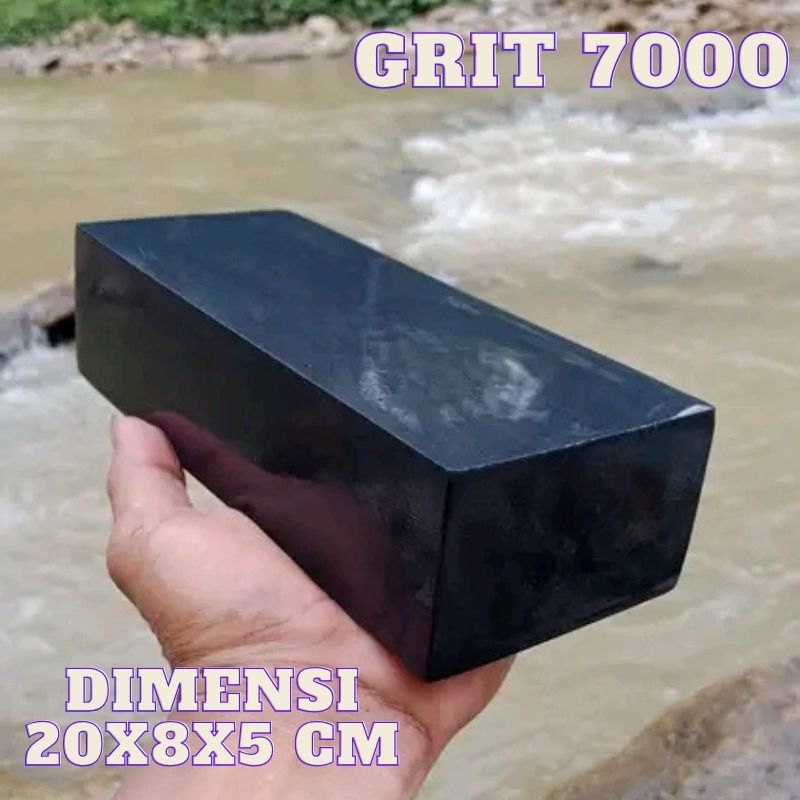 Jual Batu Asahan Asli Alam Grit 7000 Halus Asah Pengasah Golok Pisau ...