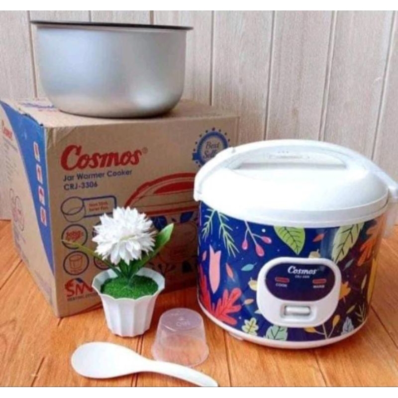 Jual RICE COOKER/PENANAK NASI SMART MERK COSMOS CRJ -3306 3FUNGSI ...