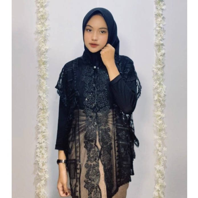 Jual Vest Brukat Modern Outer Rompi Kebaya Tali Brokat Spangle Outfit ...
