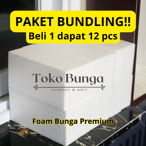 Jual (PAKET 12 PCS) Busa Styrofoam / Busa Kering / Busa Buket Dekorasi ...