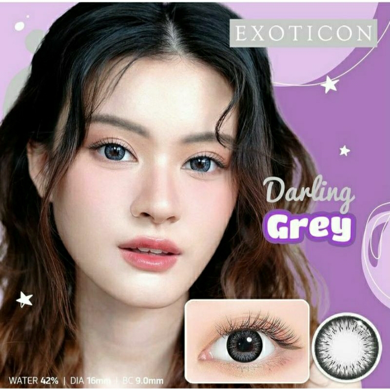 Jual Softlens Minus/Normal Darling big eyes 16 mm kontak lensa contact ...