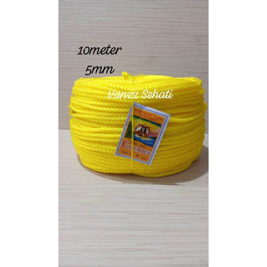 Jual Tali Nilon Plastik Ukuran 5MM / Tali Jemuran / Tali Tambang ...