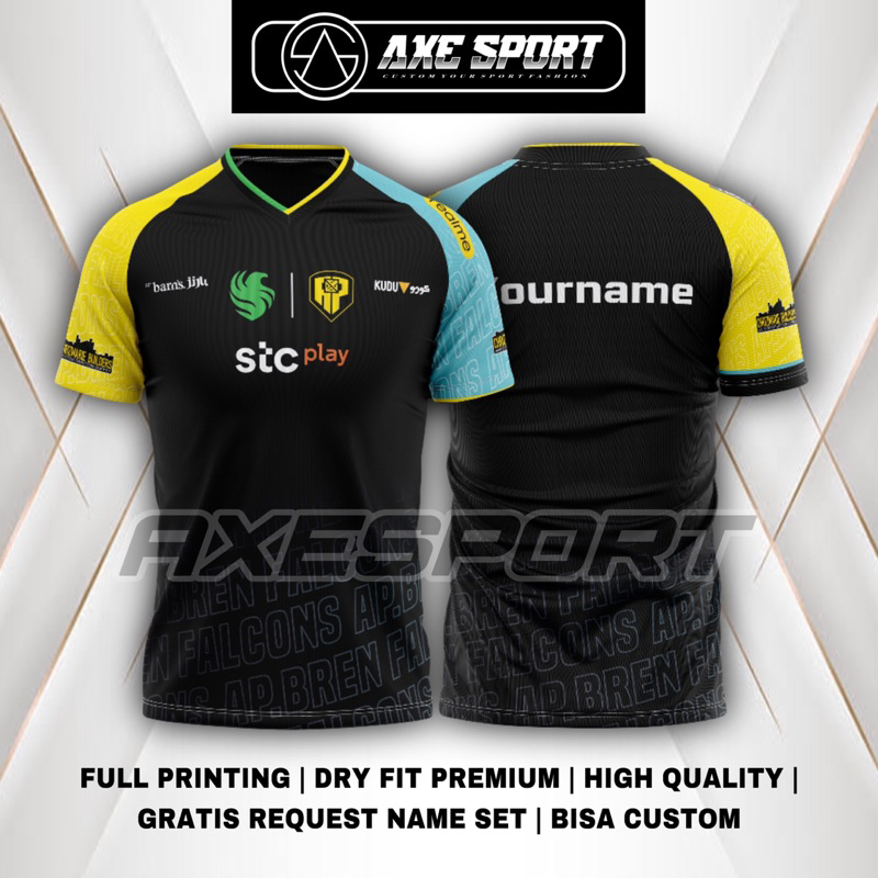 Jual Jersey Kaos Esport FALCONS X AP BREN Terbaru 2024 Full Printing ...