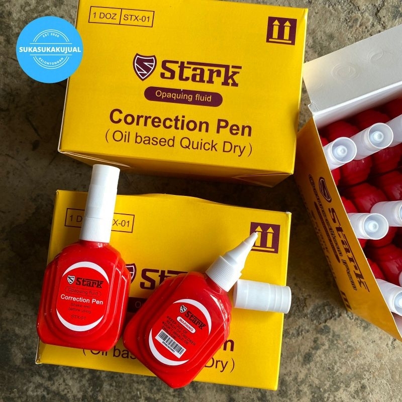 Jual tip ex correction pen stark | Shopee Indonesia