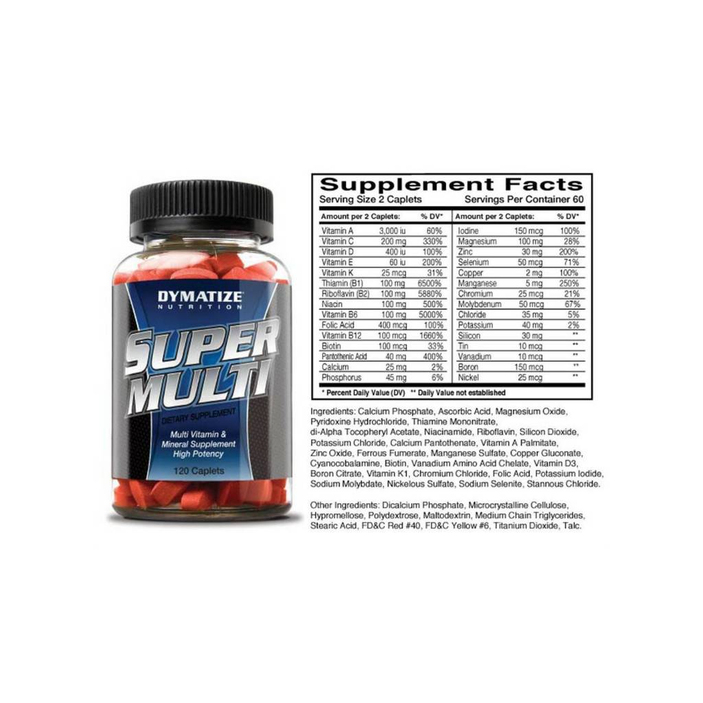 Jual Dymatize Super Multi Vitamin 120 Tab | Shopee Indonesia