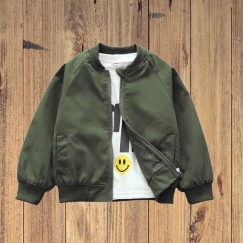 Jual jaket polos dan bergambar anak usia 1-12 tahun// jaket anak ...