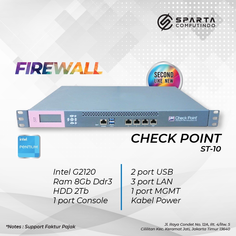 Jual Firewall Checkpoint ST-10 Bergaransi Panjang | Shopee Indonesia