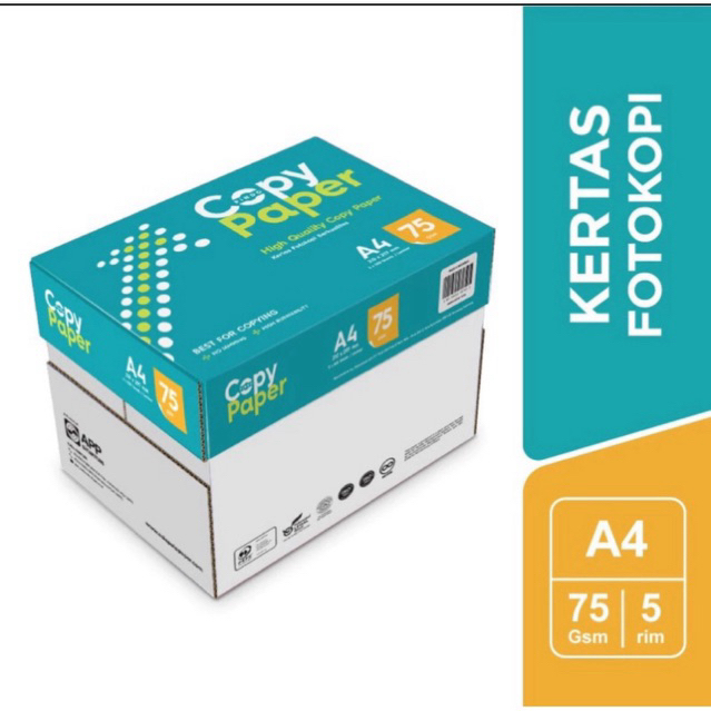 Jual Copy Paper Kertas Fotocopy A4 75 GSM - 1 RIM | Shopee Indonesia