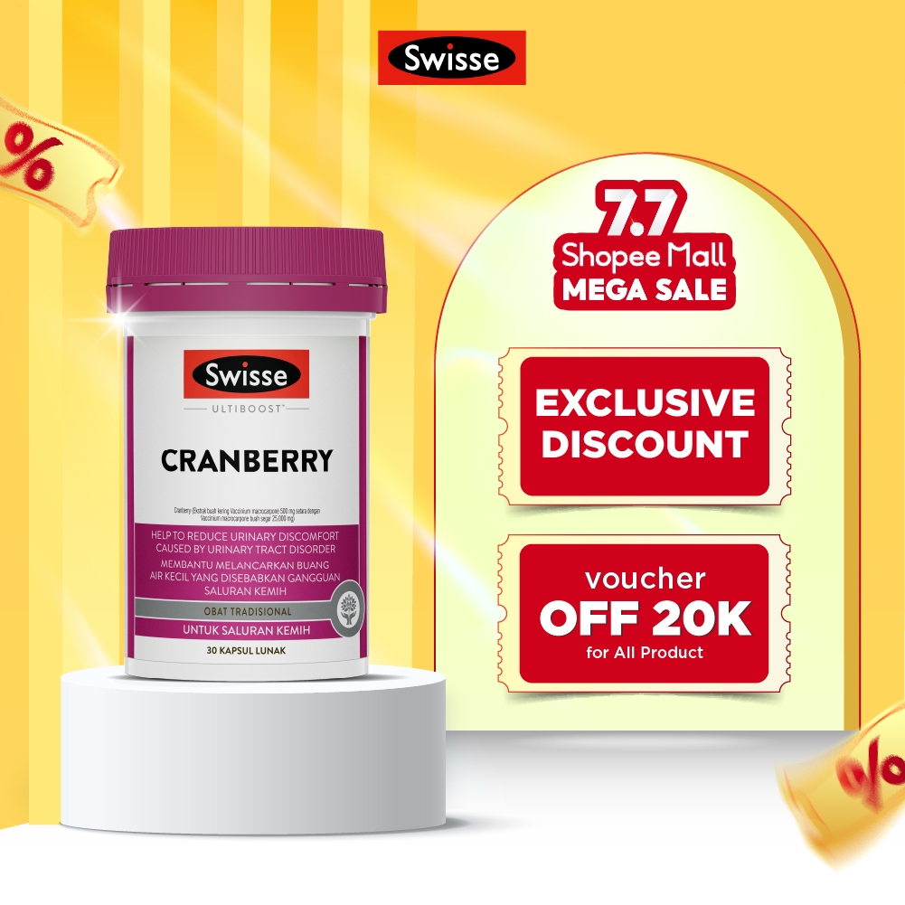 Jual Swisse Ultiboost Cranberry - Multivitamin Suplemen & Vitamin ...