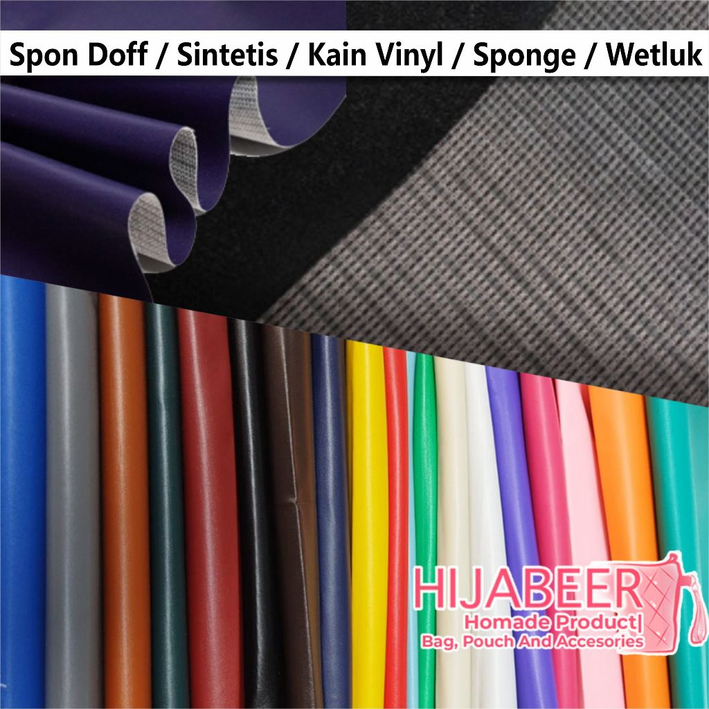 Jual Spondof Spon Doff / Bahan Sintetis / Kain Vinyl / Sponge / Dop ...